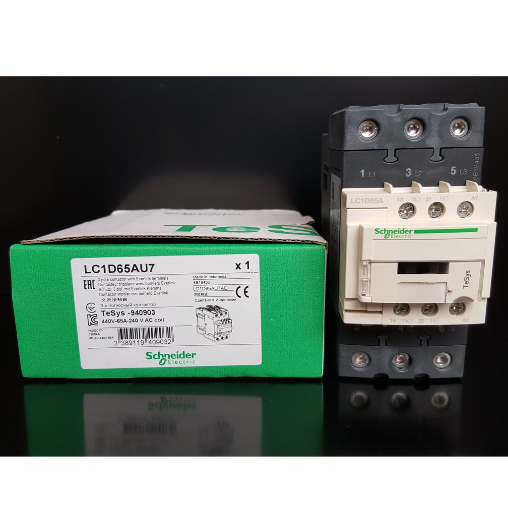 SCHNEIDER Contactor Tesys-D LC1D40A LC1D50A LC1D65A 40A 50A 65A AC3 ...