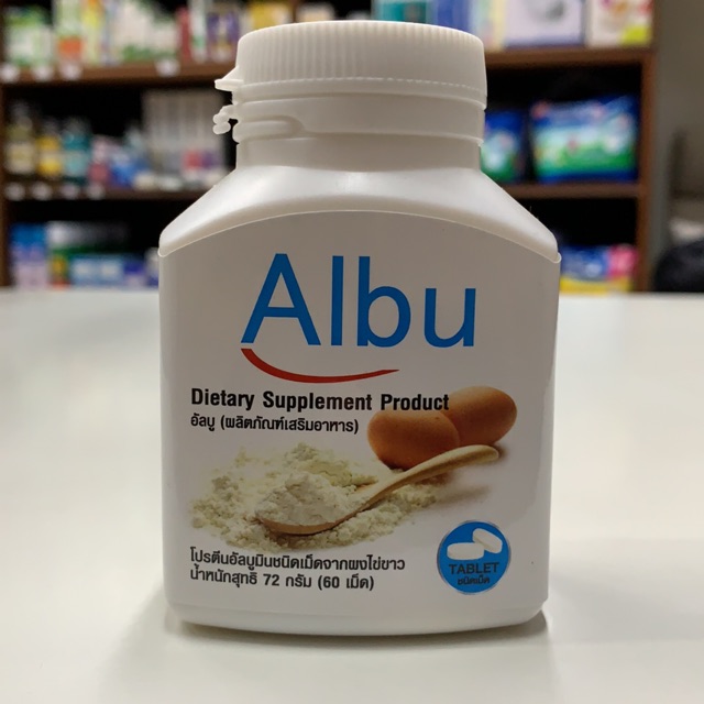 Alba (ALBU) 60 Tablets (Grain Of Albumin Protein From Egg White Powder ...