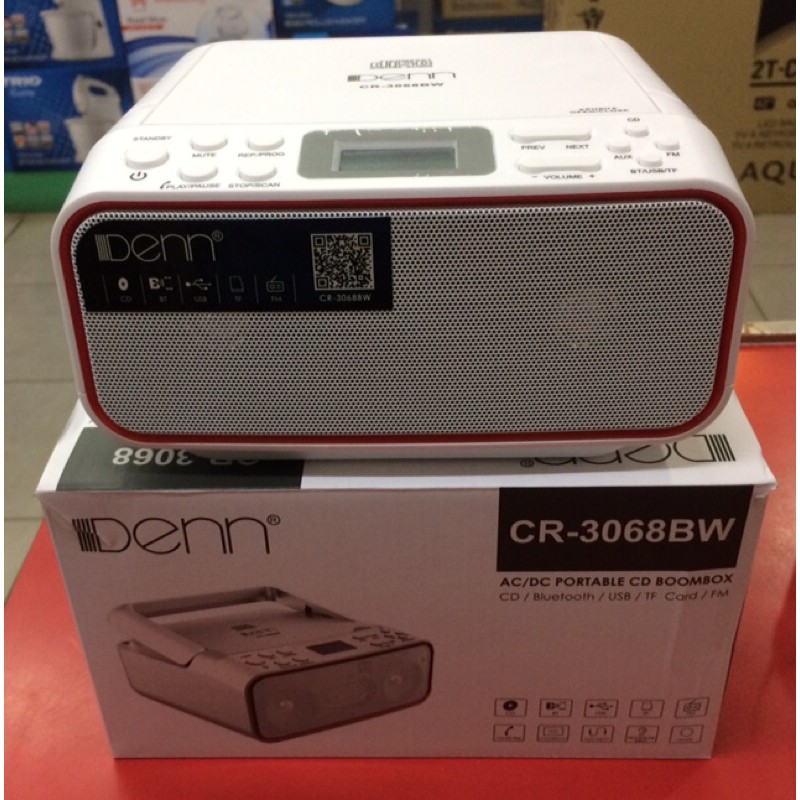 DENN Cd Compo Wt Bluetooth /USB (CR3068WH) | Shopee Malaysia