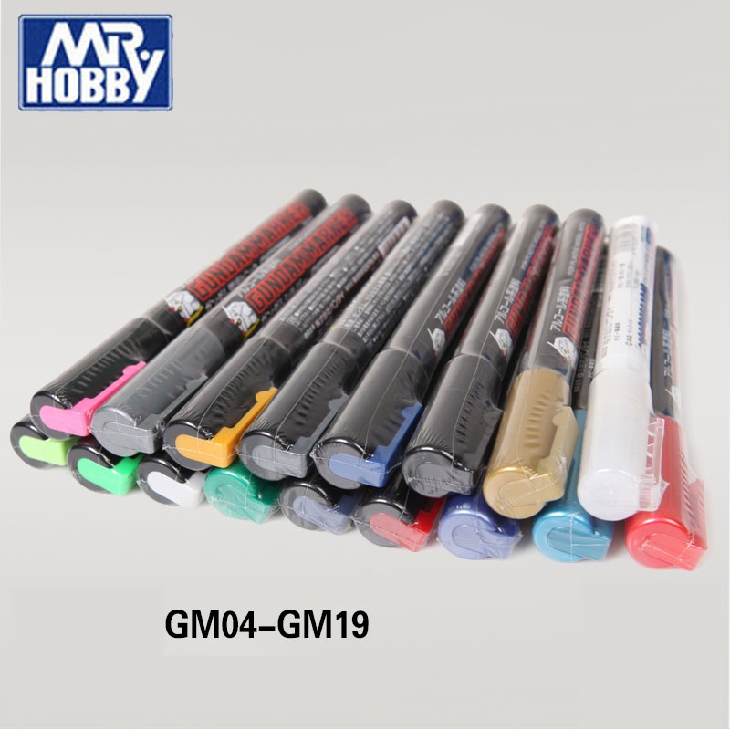 Mr. Hobby - Gundam Marker - GM04-GM19 GM300 - GSI Creos OIL BASED Paint Tool for Plastic Model ...