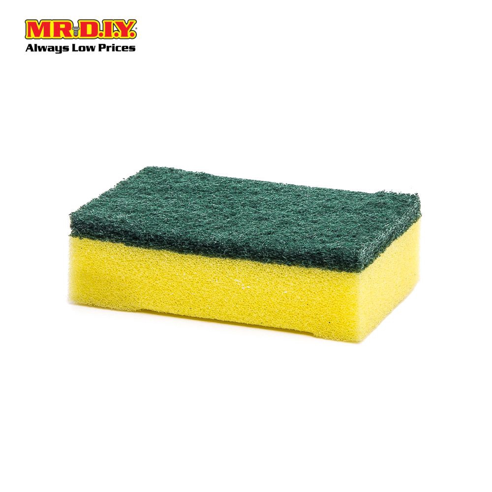 OKS Dual-Sided Sponge Cleaning Multi-Purpose Scouring Pad (12pc ...