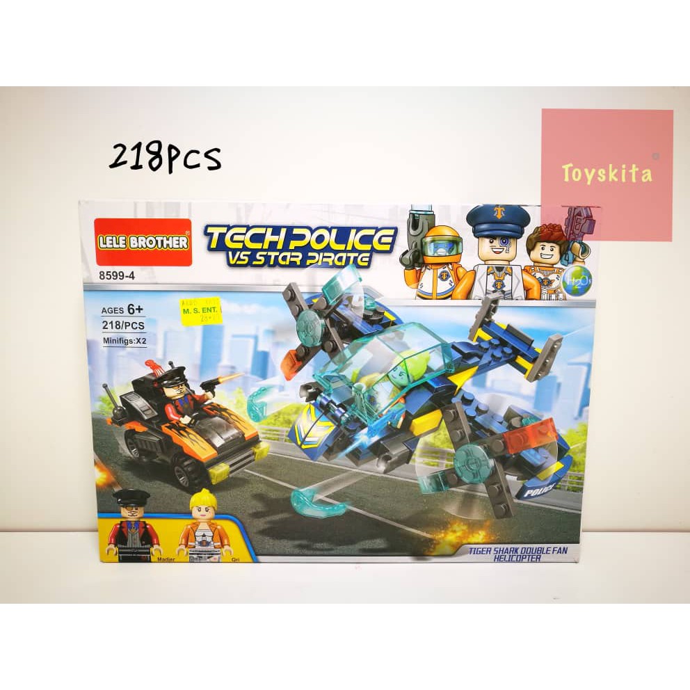 LELE BROTHER Tech Police Vs Star Pirate Children Educational Assembled ...