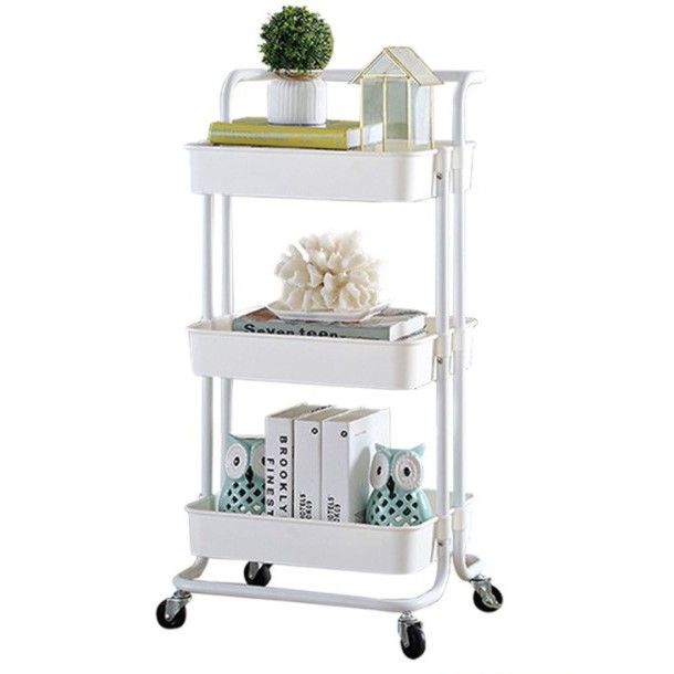 Trolley Rack Troli Barang 3 Tier Trolley Troli 3 Tingkat Trolley ...