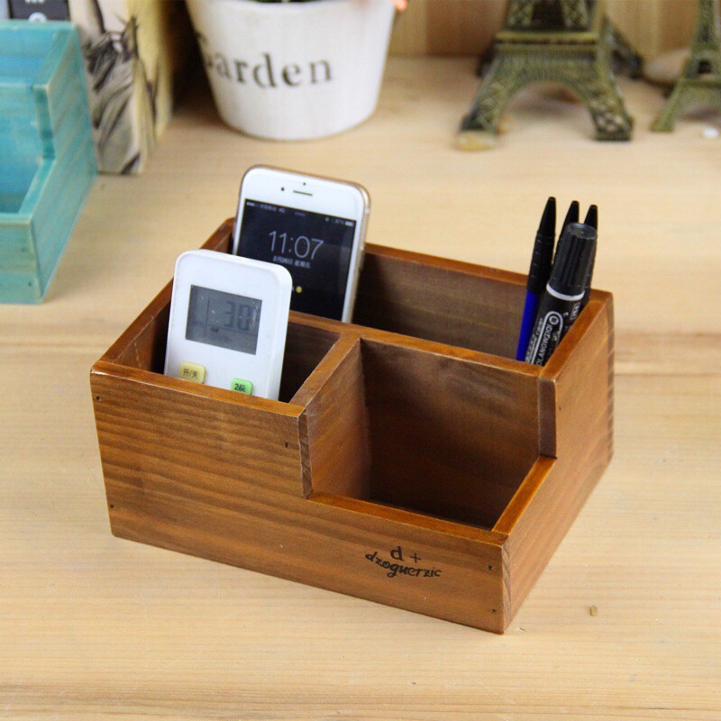 Vintage wood table organizer | Shopee Malaysia