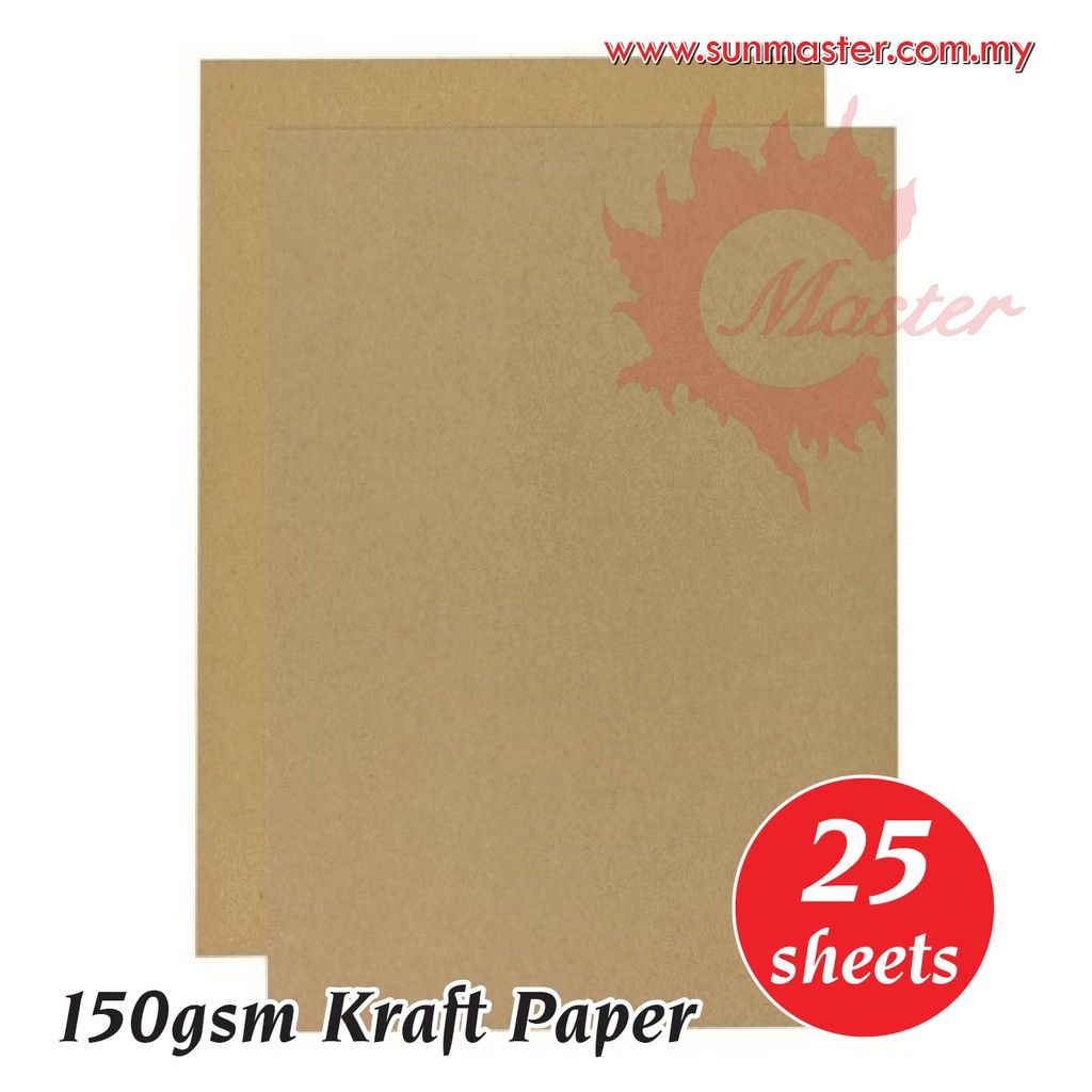 A4 150gsm Kraft Paper (25s) | Shopee Malaysia