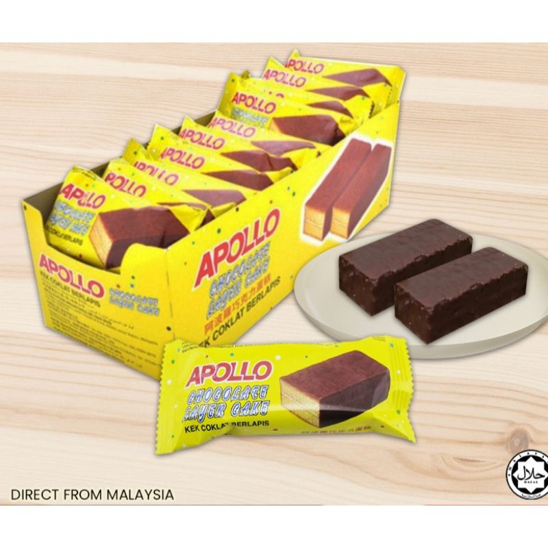 Apollo Coklat Kek/ Apollo Chocolate Layer Cake | Shopee Malaysia