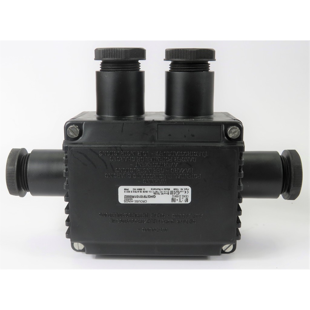 (AMPMECH) CEAG/CROUSE-HINDS EX-JUNCTION BOX, 4 + 1PE & 6/ 8 + 2PE ...