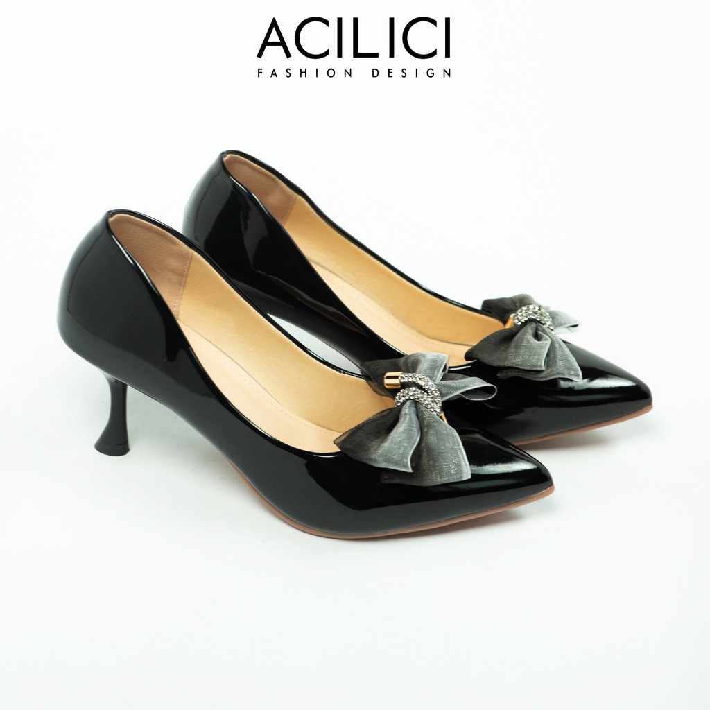 Acilici Women'S High Heels, Women'S Pointed Toe Doll Shoes With Cute ...