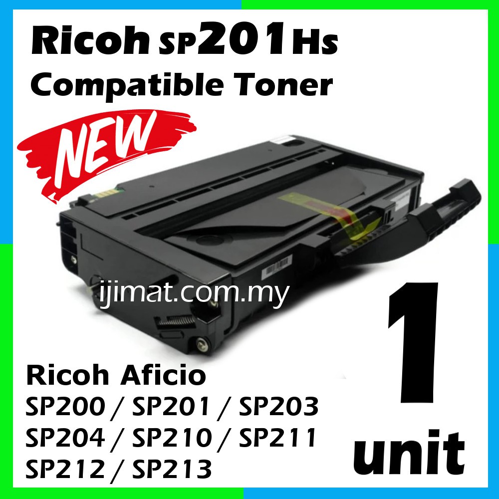 Compatible Ricoh Aficio SP201HS Toner SP212NW SP211SU SP201NW SP201N SP203 SP204 SP211SF SN ...