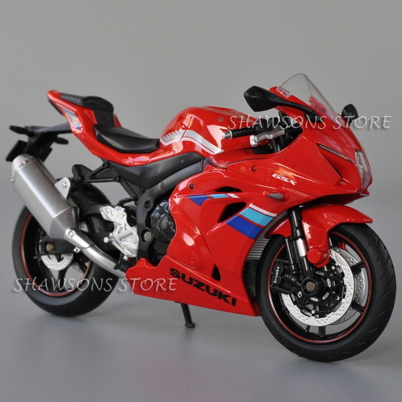 1:12 Scale Diecast Motorcycle Model Toys Suzuki GSX-R1000 Sports Bike ...