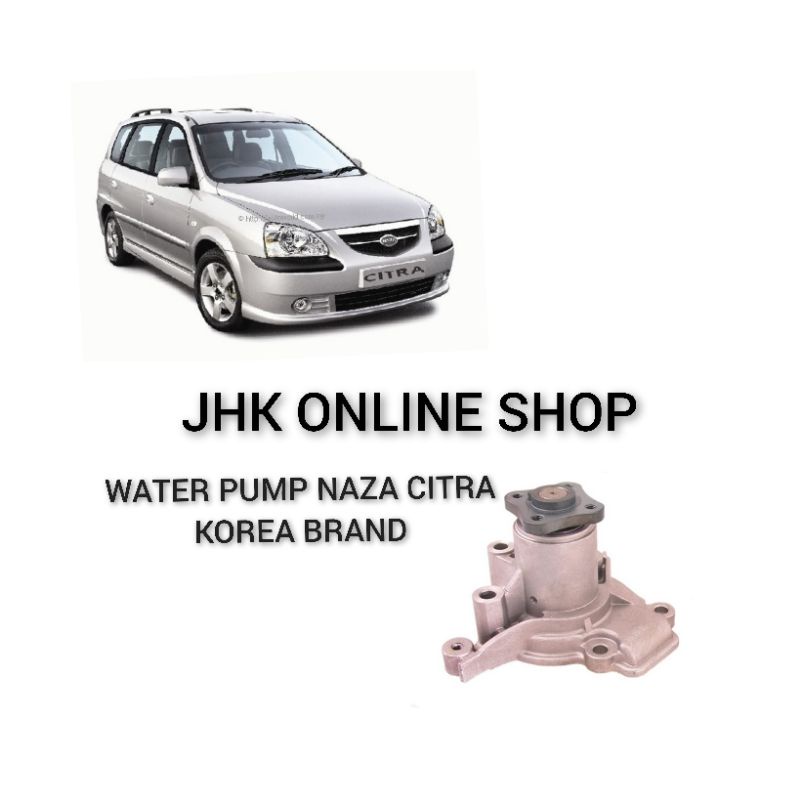 MATRIX 1.8 NAZA CITRA 2.0 TRAJET DVVT WATER PUMP KOREA BRAND 25100 ...