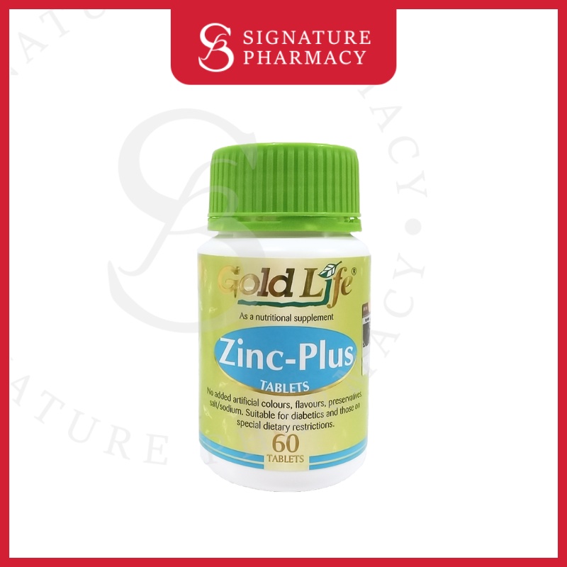 GOLDLIFE ZINC PLUS TABLETS 60S | Shopee Malaysia