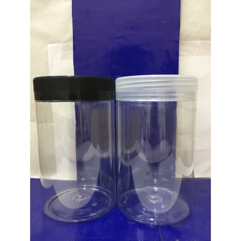 1 Litre Balang, Round Plastic Container, SP8138 Food Storage Jar Bottle ...