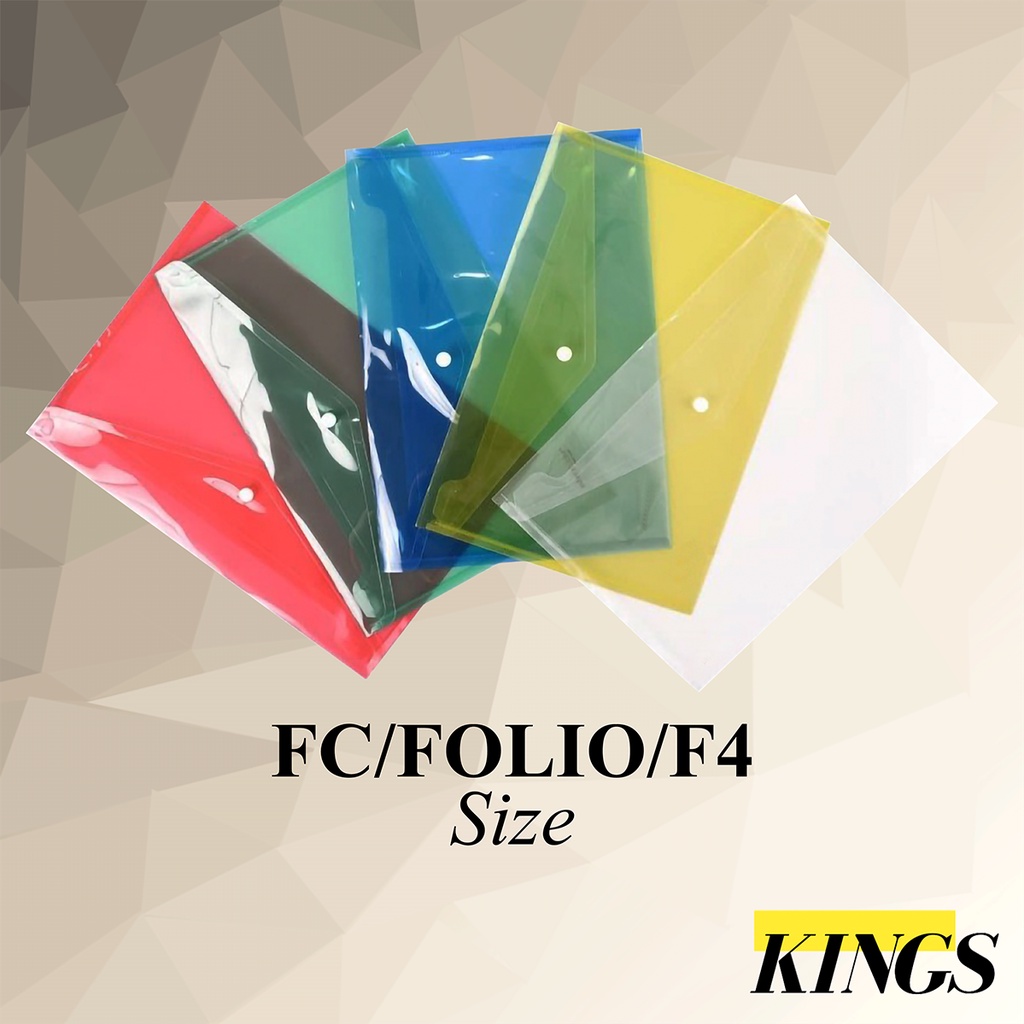 Document Bag / Folio Button Folder / F4 | Shopee Malaysia