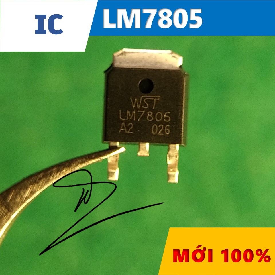 Ic LM7805 SMD- New 100% / 35V / 5V / 1A | Shopee Malaysia