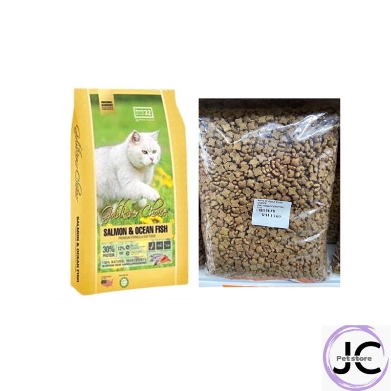 Gold River Salmon Ocean Fish Cat Food 1KG (REPACK) | Shopee Malaysia