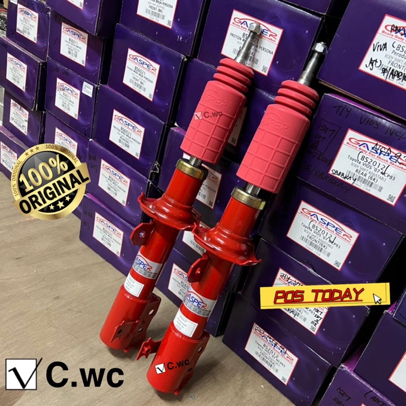 ORIGINAL GASPER ABSORBER FRONT 2pcs PERODUA ALZA heavy duty | Shopee ...