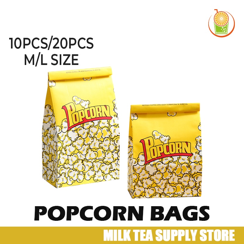 50PCS Popcorn Bags Popcorn Packing Bucket Cup Box Popcorn Container ...