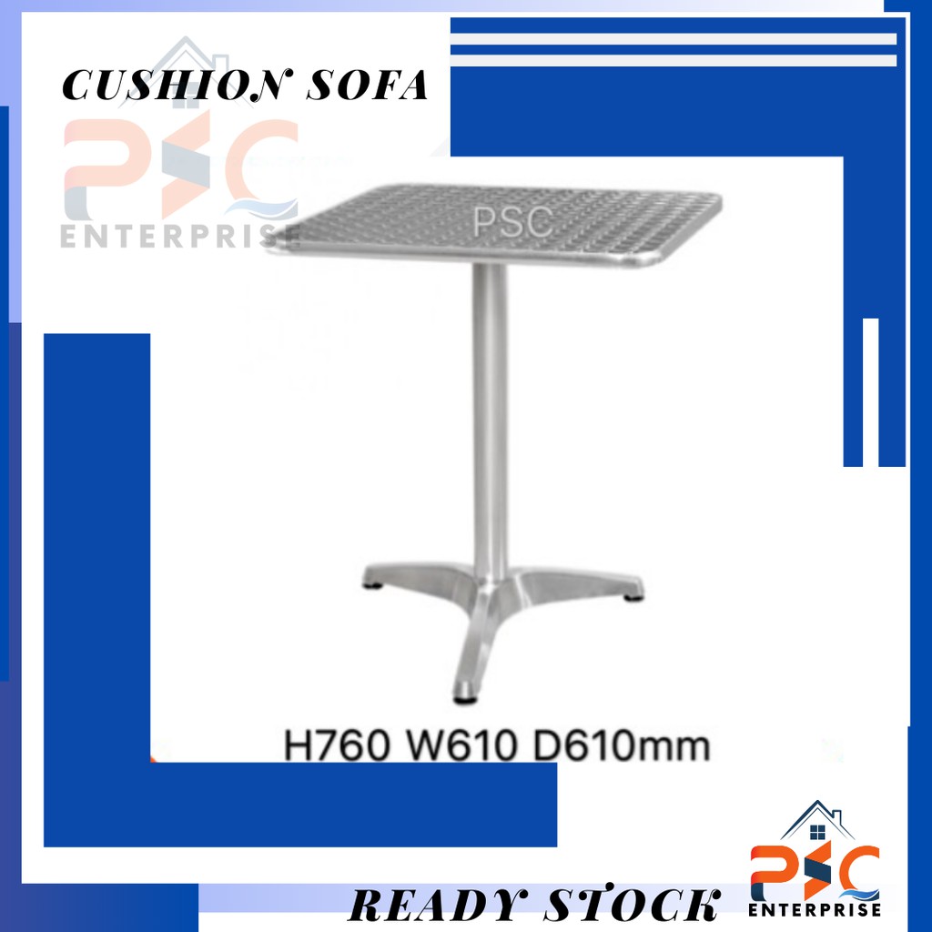 Aluminium Table/ Aluminium Dining Table / Study Table/ Meja Makan ...