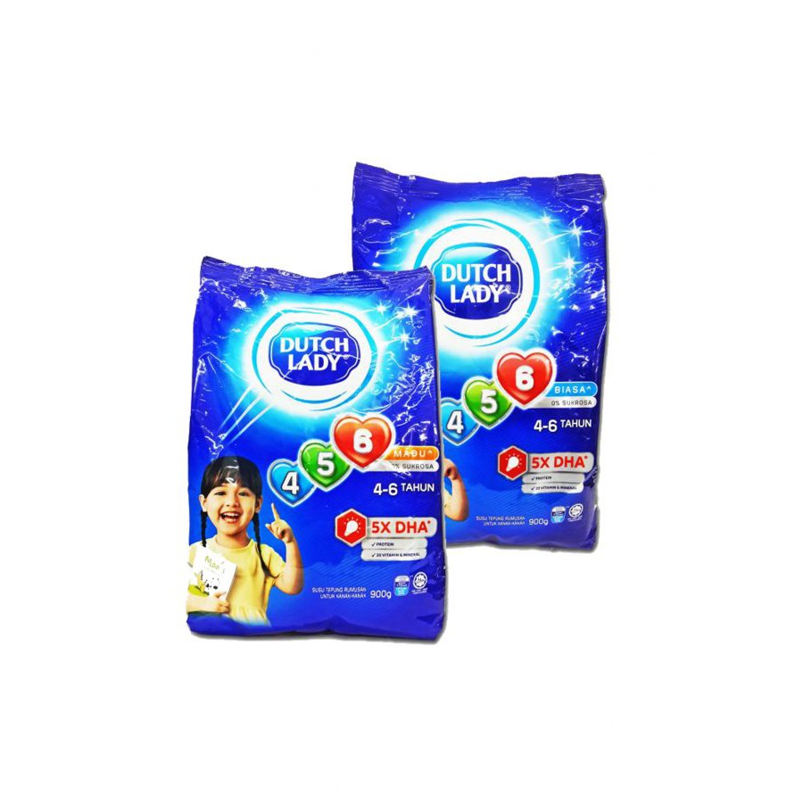 DUTCH LADY 456 BIASA 900g x 2 Bags 【Exp : 09/2020】 | Shopee Malaysia