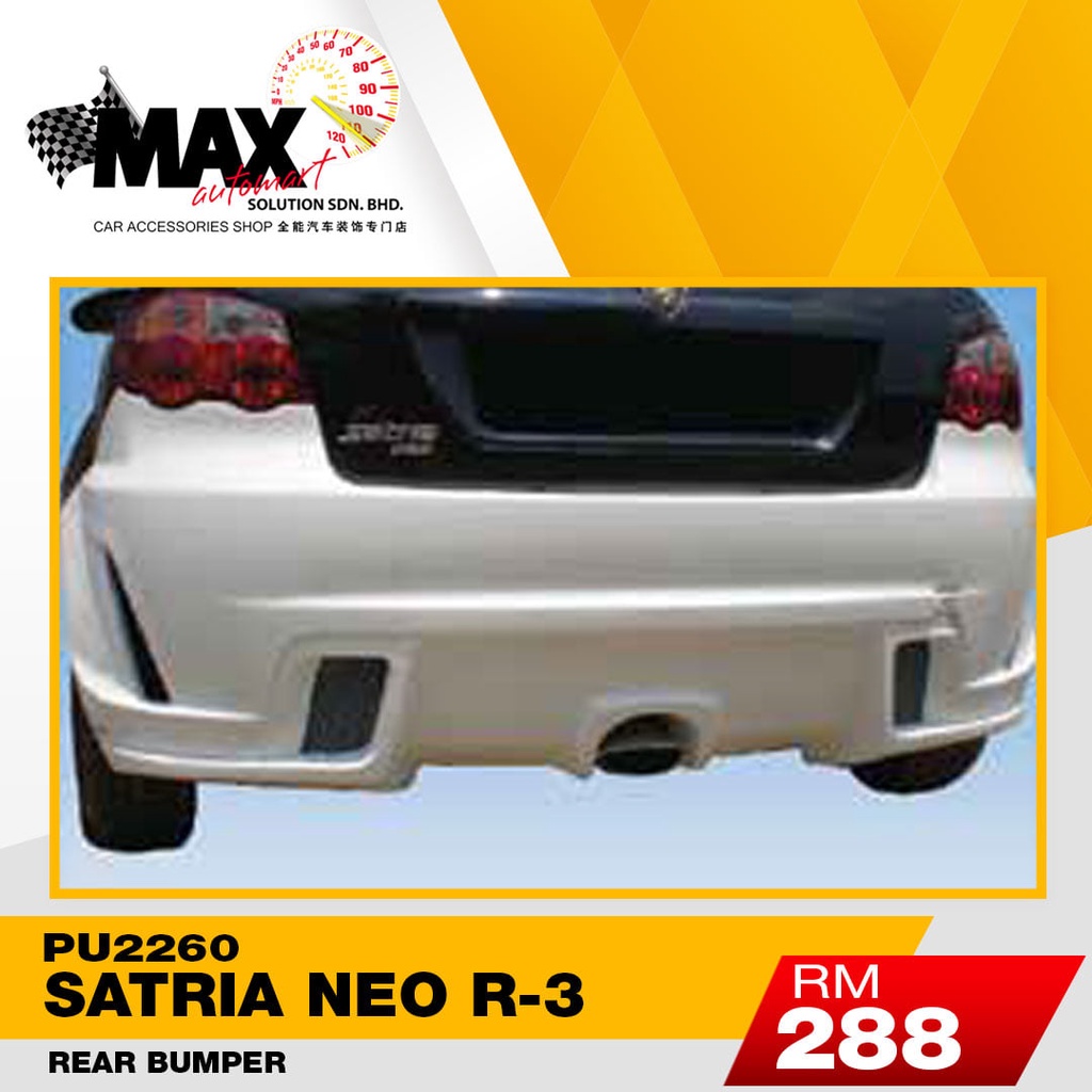 PU2260 PROTON SATRIA NEO R3 REAR BUMPER PU BODYKIT | Shopee Malaysia