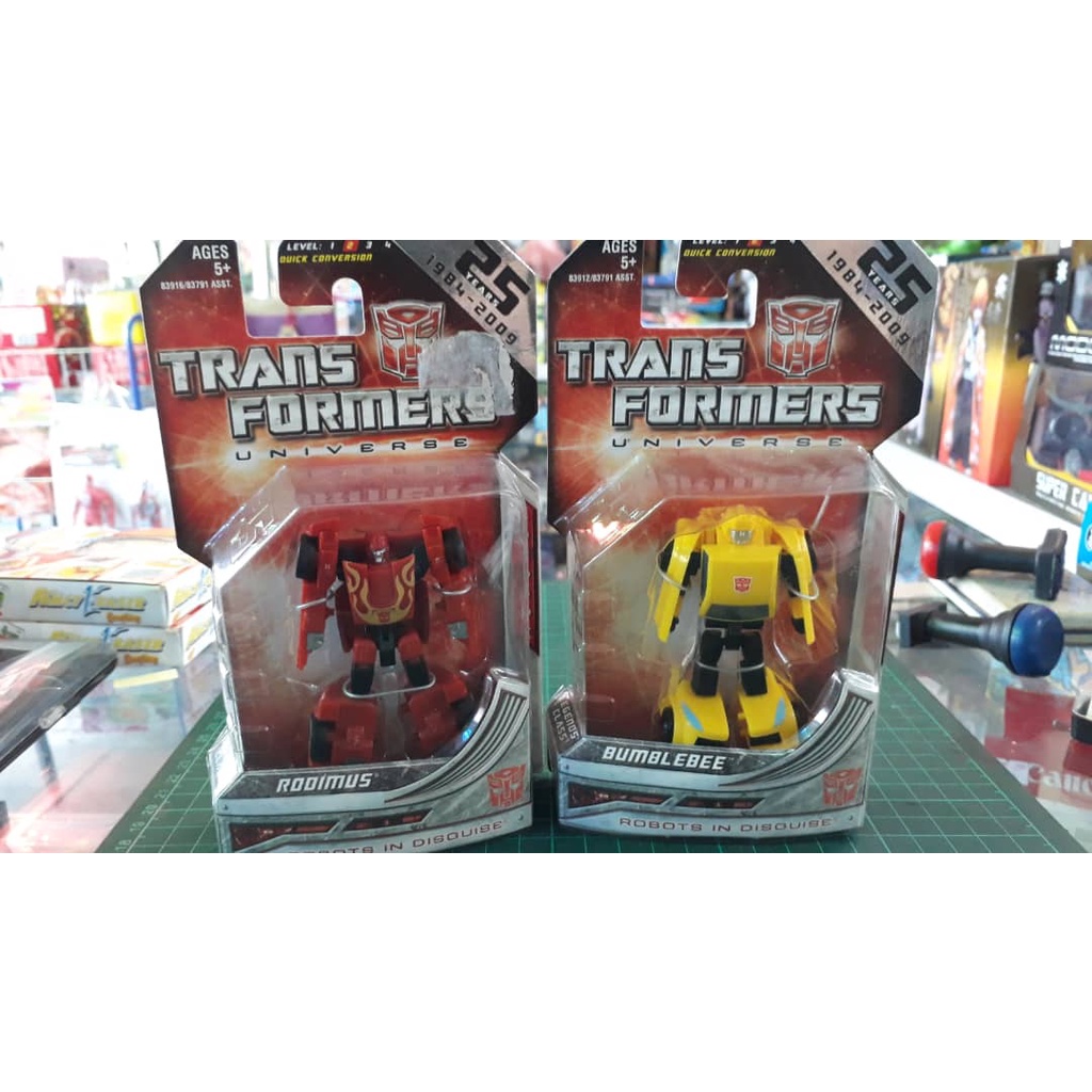 Transformers 25th Legends Autobot Bumblebee & Rodimus Set of 2pcs NEW ...