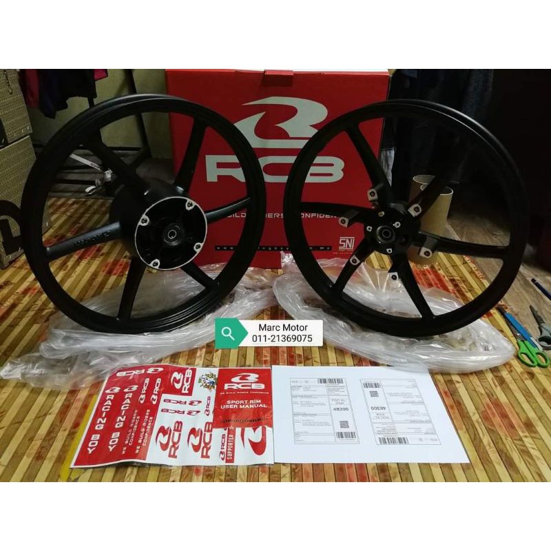SPORT RIM RCB SP522 RS150 / RSX150 SIZE 1.60/1.60, 1.85/2.50 ORIGINAL ...