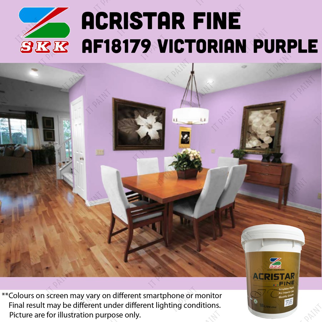[18 Liter] SKK Acristar Fine Emulsion Paint for Interior Wall and ...