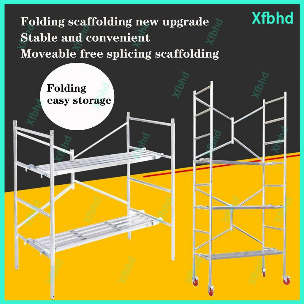 Folding Scaffolding Thickened Galvanized Pipe Scaffolding Platform Bed ...