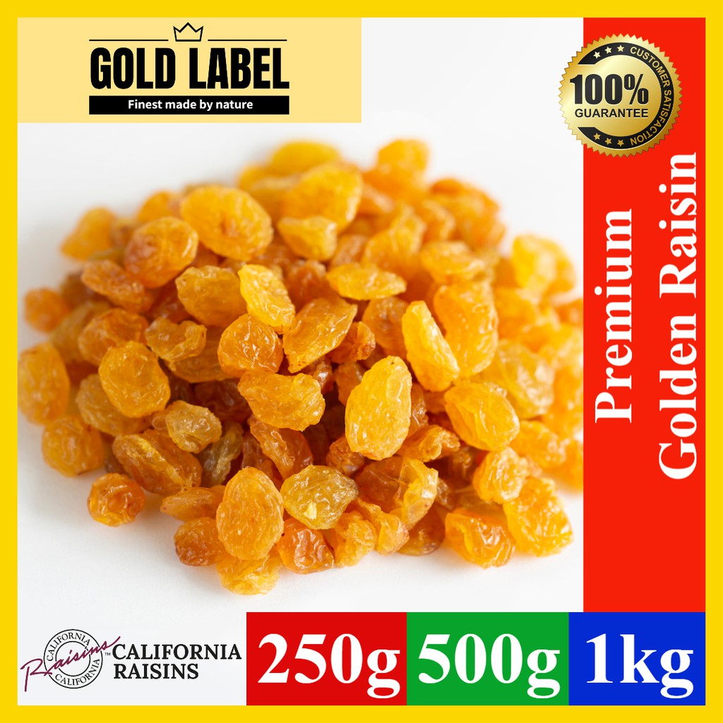 Gold Label California Premium Golden Raisins (Unsweetened) / Kismis ...