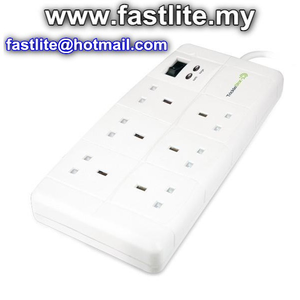 TrickleStar Surge Protector 6-Socket Fireproof (182SP-UK-6XX) Premium ...