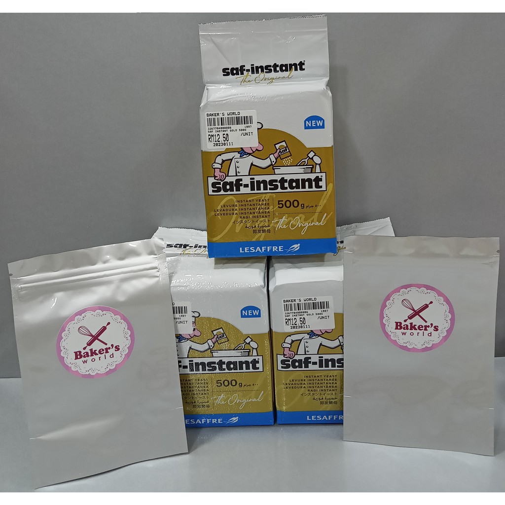 Saf Instant Yeast Gold [AVAILABLE IN 2 WEIGHT] [READY STOCK] | Shopee ...