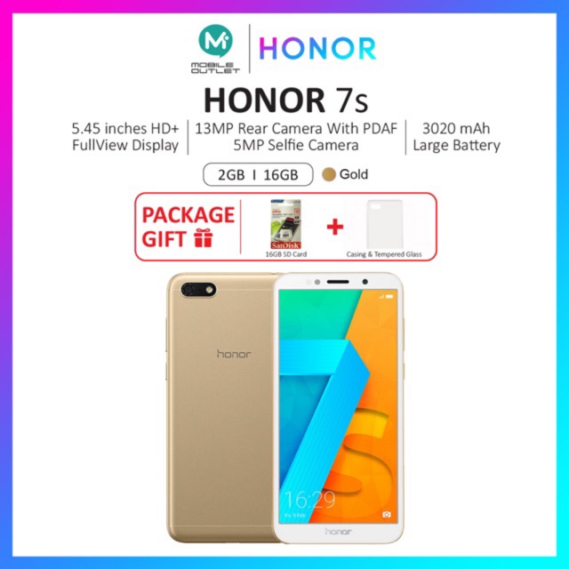 Honor 7s 2GB/16GB (Original Honor Msia) | Shopee Malaysia