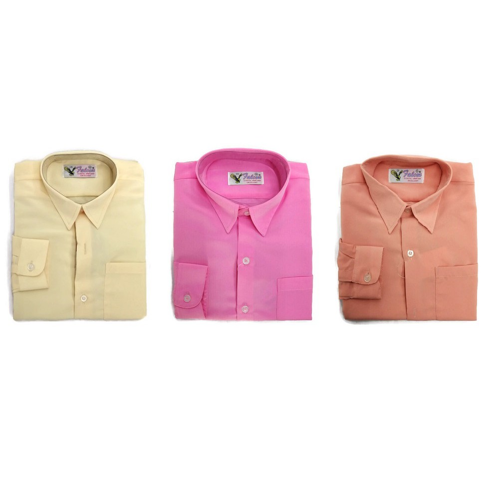 Falcon S/Uniform Kemeja Pengawas Panjang Koshibo Beige Merah Jambu ...