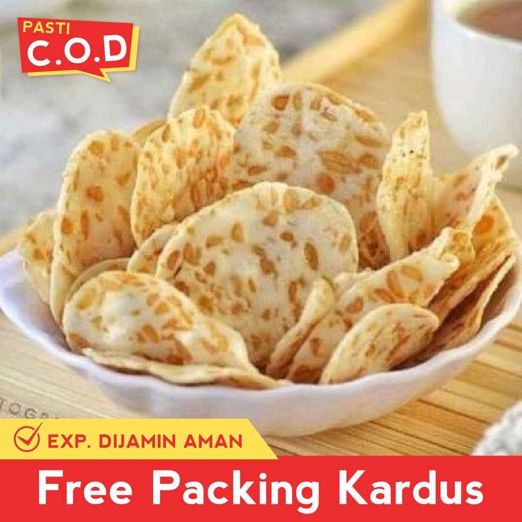 Snack kilos of sago tempeh chips 250 grams of snacks delicious, salty ...