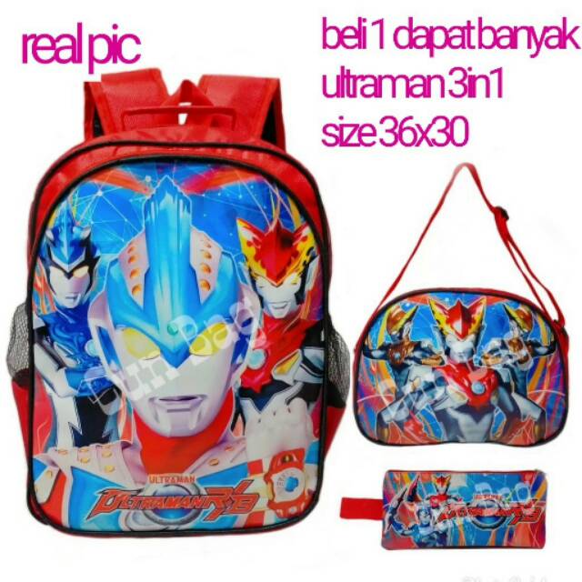 Ultraman Character Boys Backpack | Shopee Malaysia