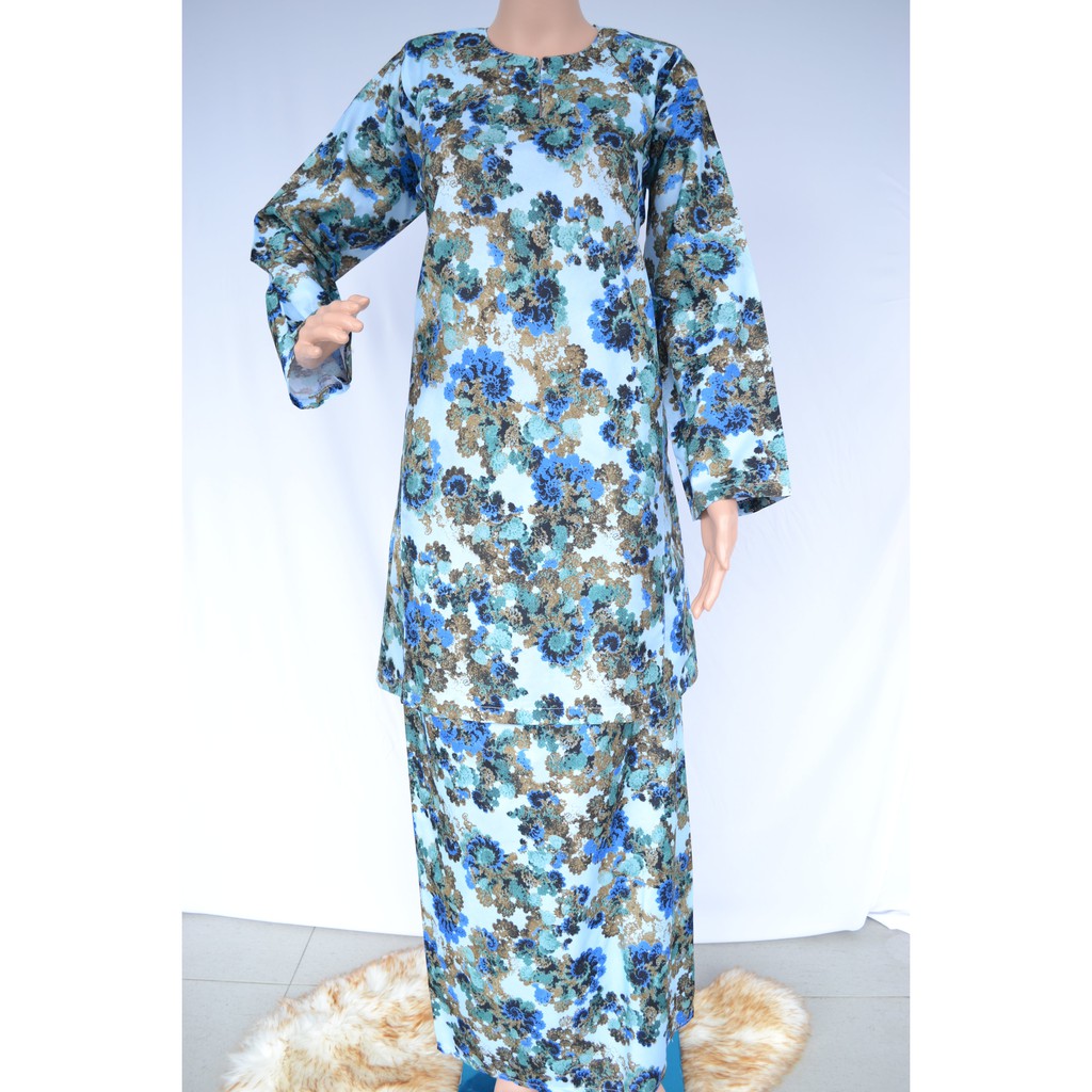 BAJU KURUNG PAHANG TC COTTON/BAJU KURUNG RAYA BUNGA/(XS-XL) FLORAL ...