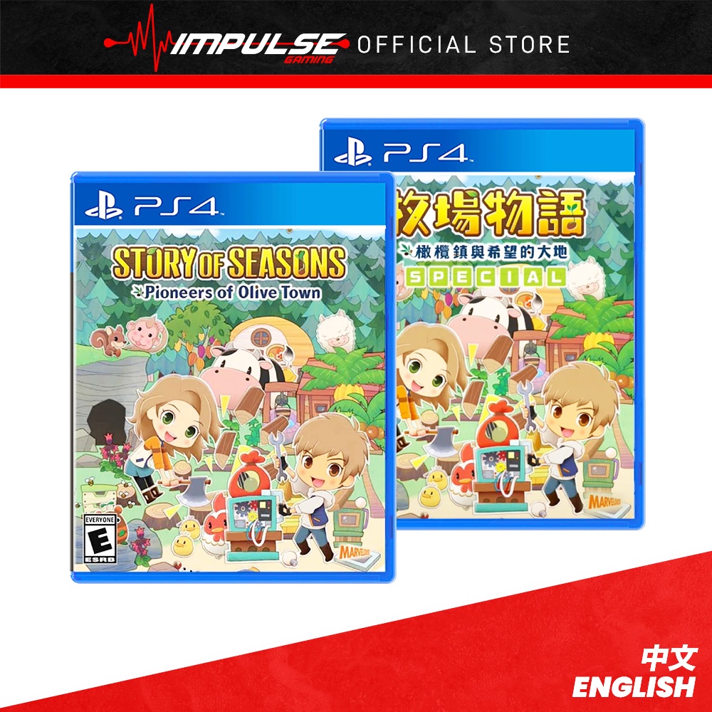 PS4 Story of Seasons: Pioneers of Olive Town Chi/Eng Version | Shopee ...