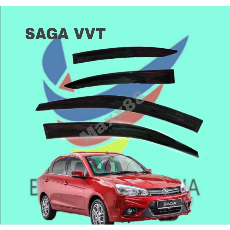 PROTON SAGA VVT 2016 YEAR UNTIL 2021 YEAR 4" DOOR VISOR BUANTAN ...