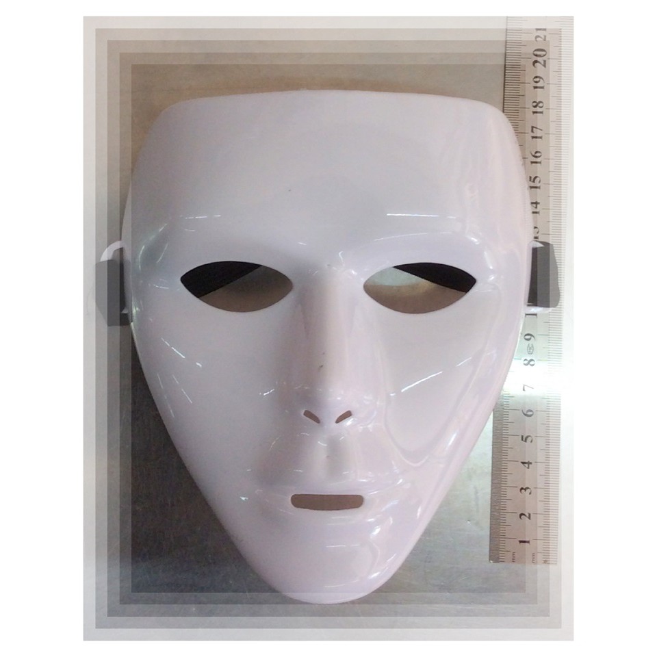 White Mask / Halloween Mask / Party Mask | Shopee Malaysia