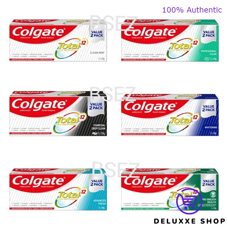 Colgate Total Toothpaste 2 x 150g | Shopee Malaysia