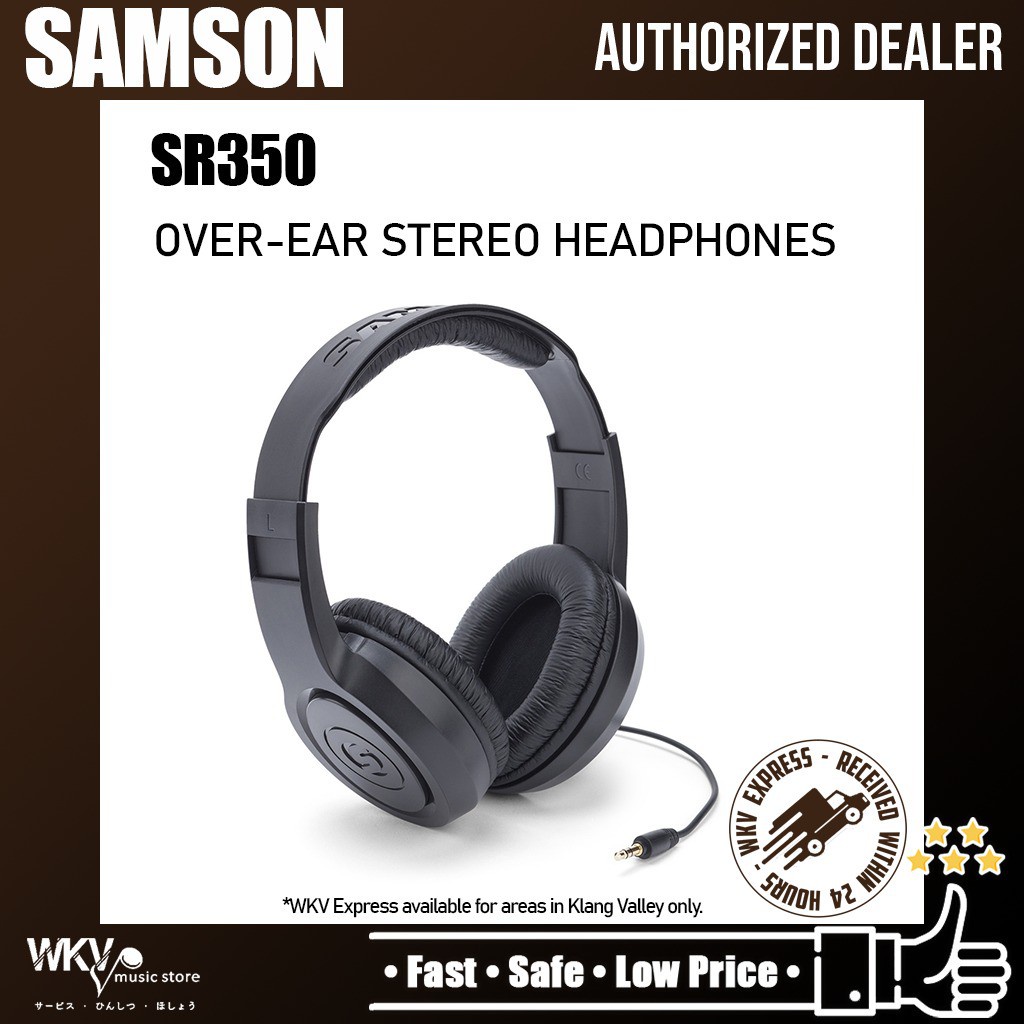 Samson SR350 Over-ear Closed Headphones (SR-350/SR 350) | Shopee Malaysia