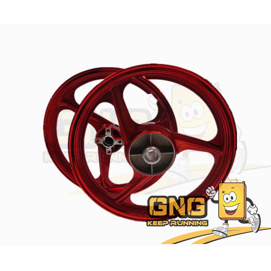 ENKEI YAMAHA LC135 SPORT RIM CHROME RED (3 LEGS) | Shopee Malaysia