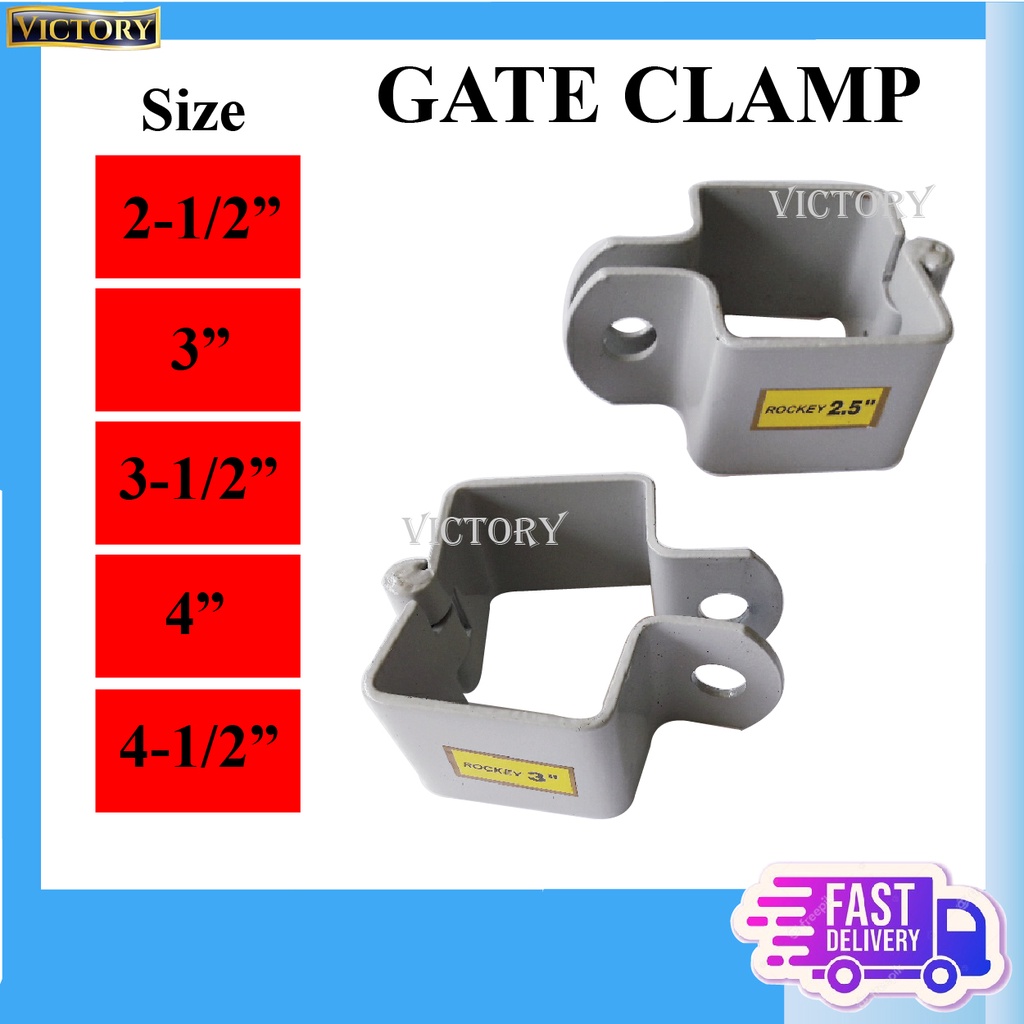 [Ready Stock] Padlock Bracket Gate Lock Clamp/Gate clamp 2-1/2'', 3 ...