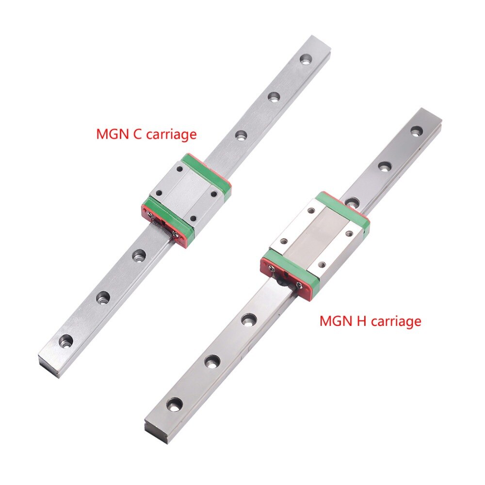 1PC MGN12 100mm-800mm Miniature Linear Rail Slide MGN12 Linear Guide+1pcs MGN12H Carriage CNC ...