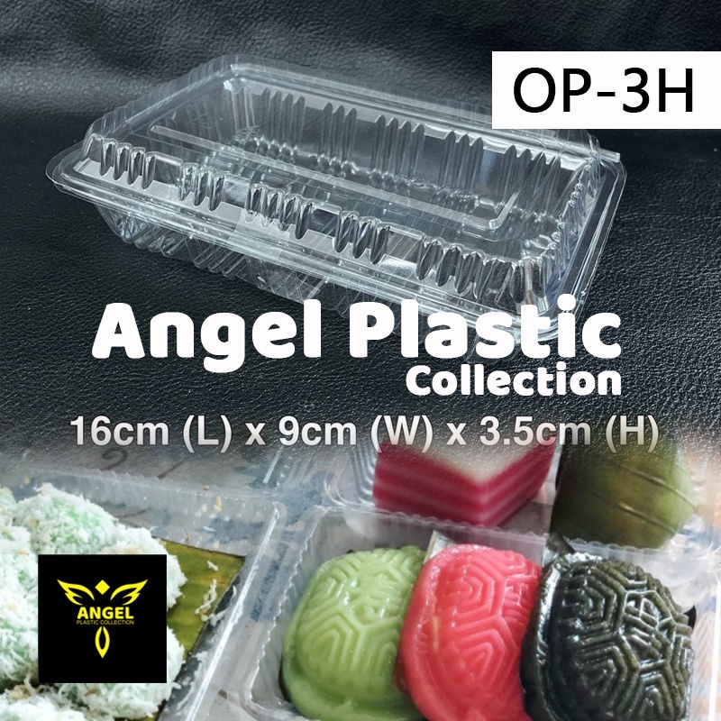 Kuih / Food Container OPS-OP3H / Disposable Plastic Clear Bakery ...