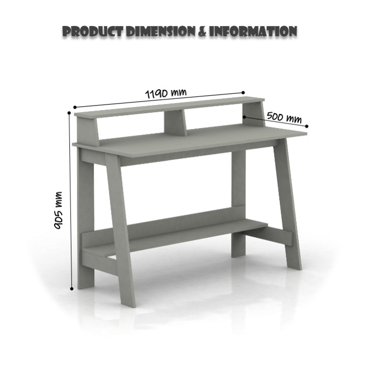 VERA STUDY TABLE WITH HUTCH Writing Table Meja Belajar Multi level ... VERA STUDY TABLE WITH HUTCH Writing Table Meja Belajar Multi level ...