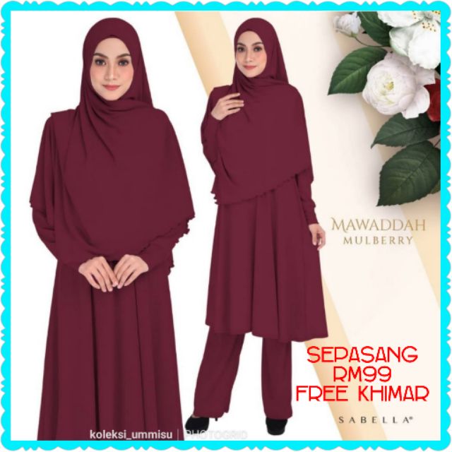 PART 1 : PRE ORDER, MINI JUBAH SELUAR MAWADDAH, JUBAH UMRAH, BAJU TANPA ...