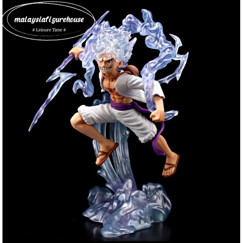 🔥BIG OFFER🔥31CM ONE PIECE T-REX GEAR FIVE AWAKENING SUN GOD NIKA LUFFY ...