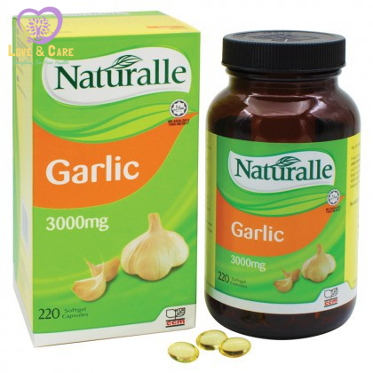 Naturalle Garlic 3000mg 220's ( Relieves Stomach Gas, Lowers Blood ...